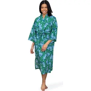 PRINTFRESH Robe - Green Juice
