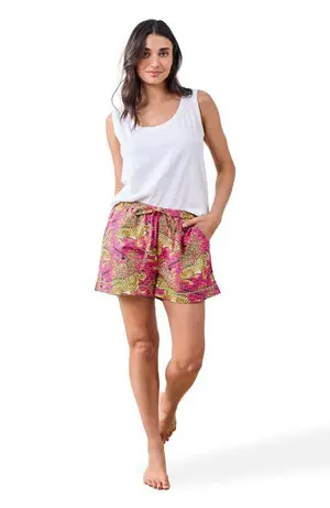 PRINTFRESH Pj Shorts - Hot Pink