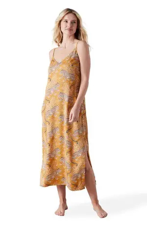 PRINTFRESH Chic To Sleep Nightie - Tobacco