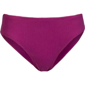 CHANGE OF SCENERY Classic Midrise Bikini Bottom - Plum Texture