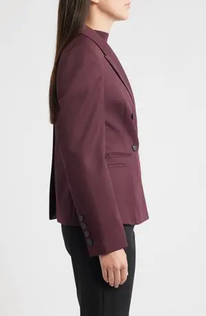 BOSS Jiamia Virgin Wool Double-breasted Blazer
