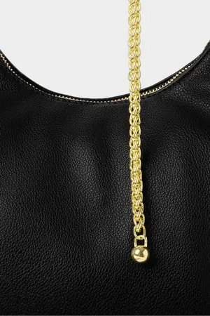 KATIE LOXTON Remi Slider Chain Shoulder Bag - Black
