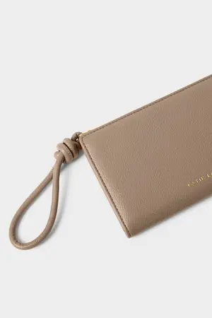 KATIE LOXTON Asha Fold-out Wristlet - Mocha