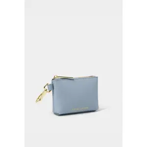 KATIE LOXTON Evie Clip-on Coin Wallet - Dusty Blue