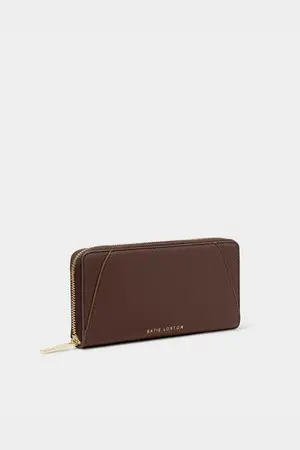 KATIE LOXTON Hana Wallet - Chocolate