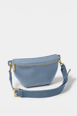 KATIE LOXTON Nylon-luxe Belt Bag - Blue Skye