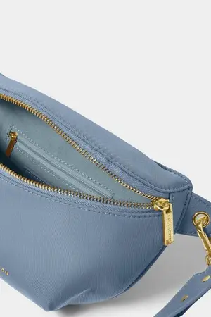 KATIE LOXTON Nylon-luxe Belt Bag - Blue Skye