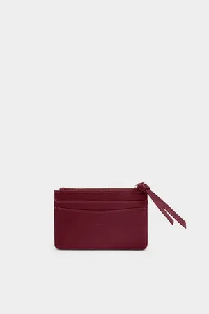 KATIE LOXTON Hallie Coin And Card Holder - Cherry