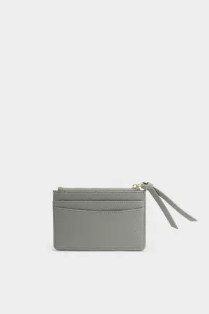 KATIE LOXTON Hallie Coin And Card Holder - Graphite Green