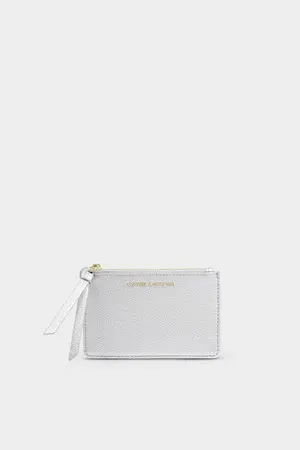 KATIE LOXTON Hallie Coin And Card Holder - Silver