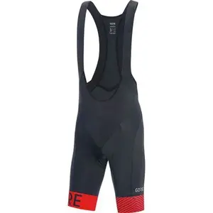 GOREWEAR C5 Optiline Bib Shorts - Black/red