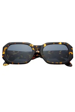 FREYRS EYEWEAR Onyx Rectangular Sunglasses - Dark Tortoise