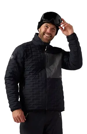 BACKCOUNTRY Peale Primaloft Stitch-free Baffle Stretch Jacket - Black