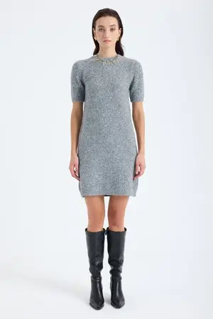 MONLICIA Rune Short Sleeve Knit Dress