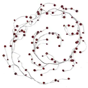 TAG Jingle Bells Garland Decorative Wall Banner Christmas Decor - Red