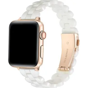 POSH TECH Resin Link Band For Apple Watch - White
