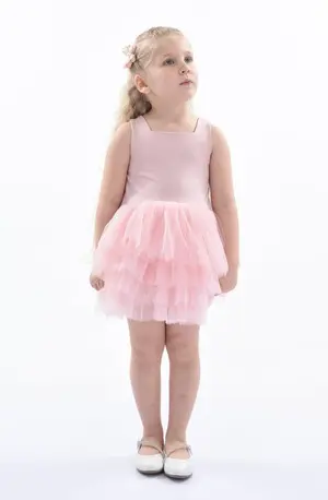 MIMI TUTU Solid Color Tutu Dress