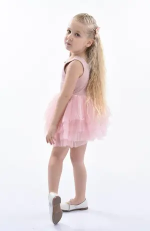 MIMI TUTU Solid Color Tutu Dress