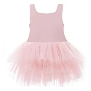 MIMI TUTU Solid Color Tutu Dress