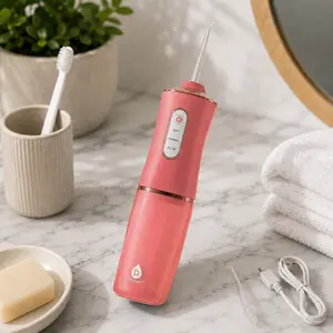 PURSONIC Water Flosser For Plaque Removal - Pink