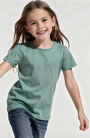 MIGHTLY Organic Cotton Ribbed Scoop Neck Tee