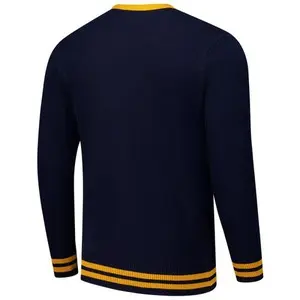 USCAPE APPAREL Michigan Wolverines Renew Knit Vintage Pullover Sweater