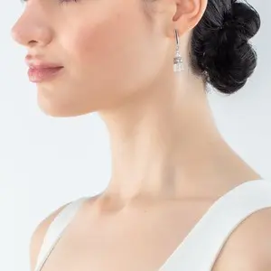 COEUR DE LION Geocube® Precious Fusion Pearls Earrings - White