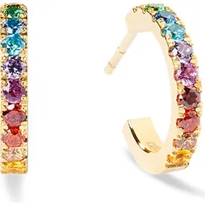 COEUR DE LION Eternal Love Mini Hoop Earrings - Rainbow