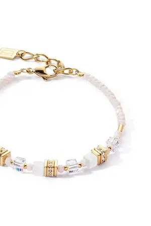 COEUR DE LION Mini Cubes Bracelet - White