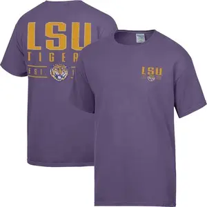 COMFORTWASH Lsu Tigers Big Name T-shirt - Purple