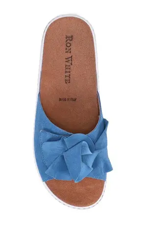 Ron White Frani Slide Sandal - Cerulean