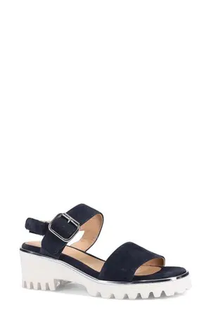 Ron White Elaria Ankle Strap Sandal - French Navy