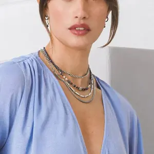 COEUR DE LION Shape Mix Spikes Necklace