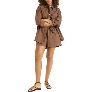 Vitamin A® Nadia Cover-up Shirt - Sand