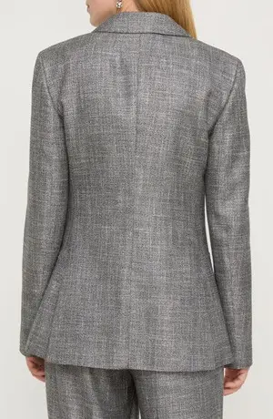 Lafayette 148 New York Patch Pocket Twill Blazer