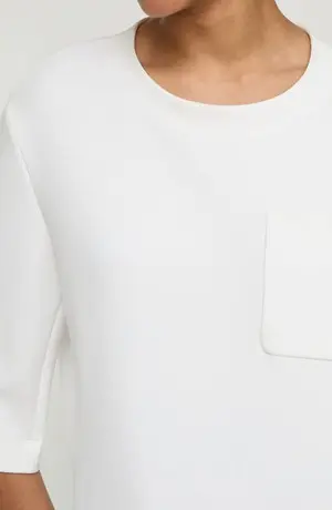 Lafayette 148 New York Relaxed Elbow Sleeve Top