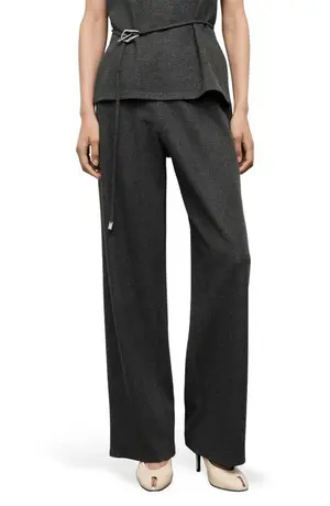 Mango Straight-leg Pull-on Pants