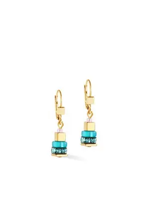 COEUR DE LION Cube Dangle Earrings - Rainbow