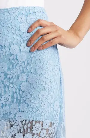 PETAL & PUP Floral Lace Maxi Skirt