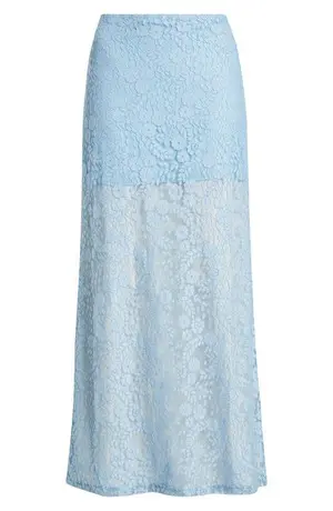 PETAL & PUP Floral Lace Maxi Skirt