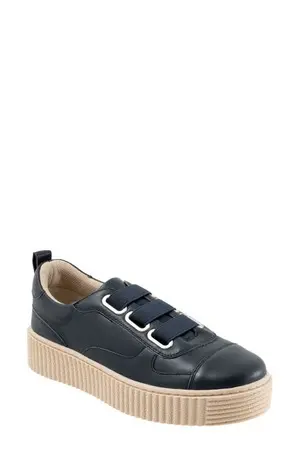 Trotters Bliss Platform Sneaker - Navy