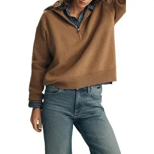 MAVI Half Zip Polo Sweater - Kelp