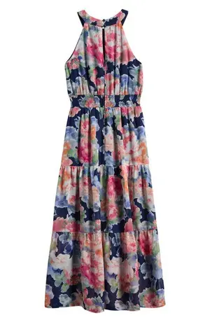 LOVE, NICKIE LEW Fit-and-flare Dress With Floral Print