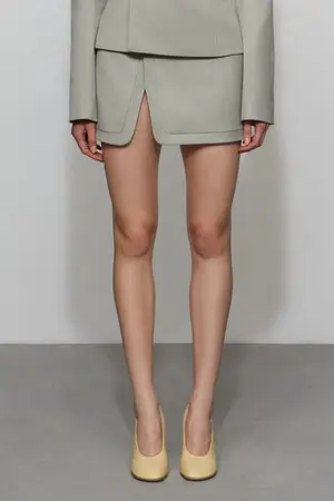 ET OCHS Smith Suiting Mini Skirt