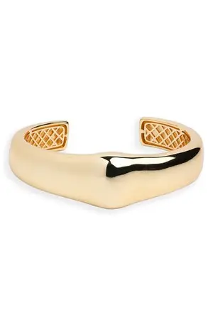 Argento Vivo Bamboo Cuff Bracelet - Gold