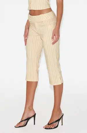 TIGER MIST Stripe Capri Pants