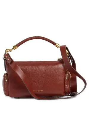 Rebecca Minkoff Mini M.a.b. Leather Shoulder Bag - Sienna