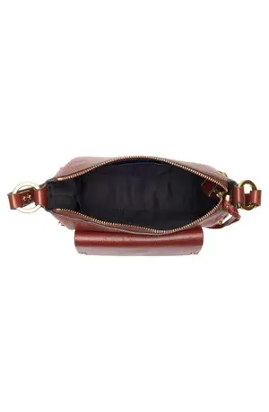 Rebecca Minkoff Mini M.a.b. Leather Shoulder Bag - Sienna