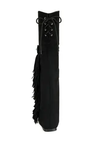 AZALEA WANG Edmund Over-the-knee Boots - Black
