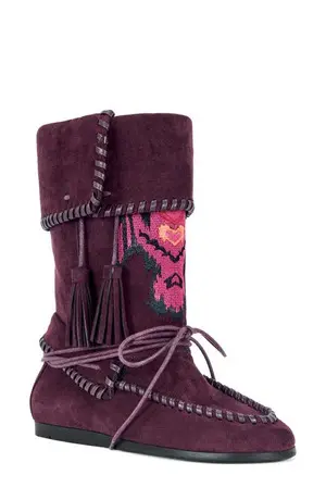 AZALEA WANG Boots - Plum